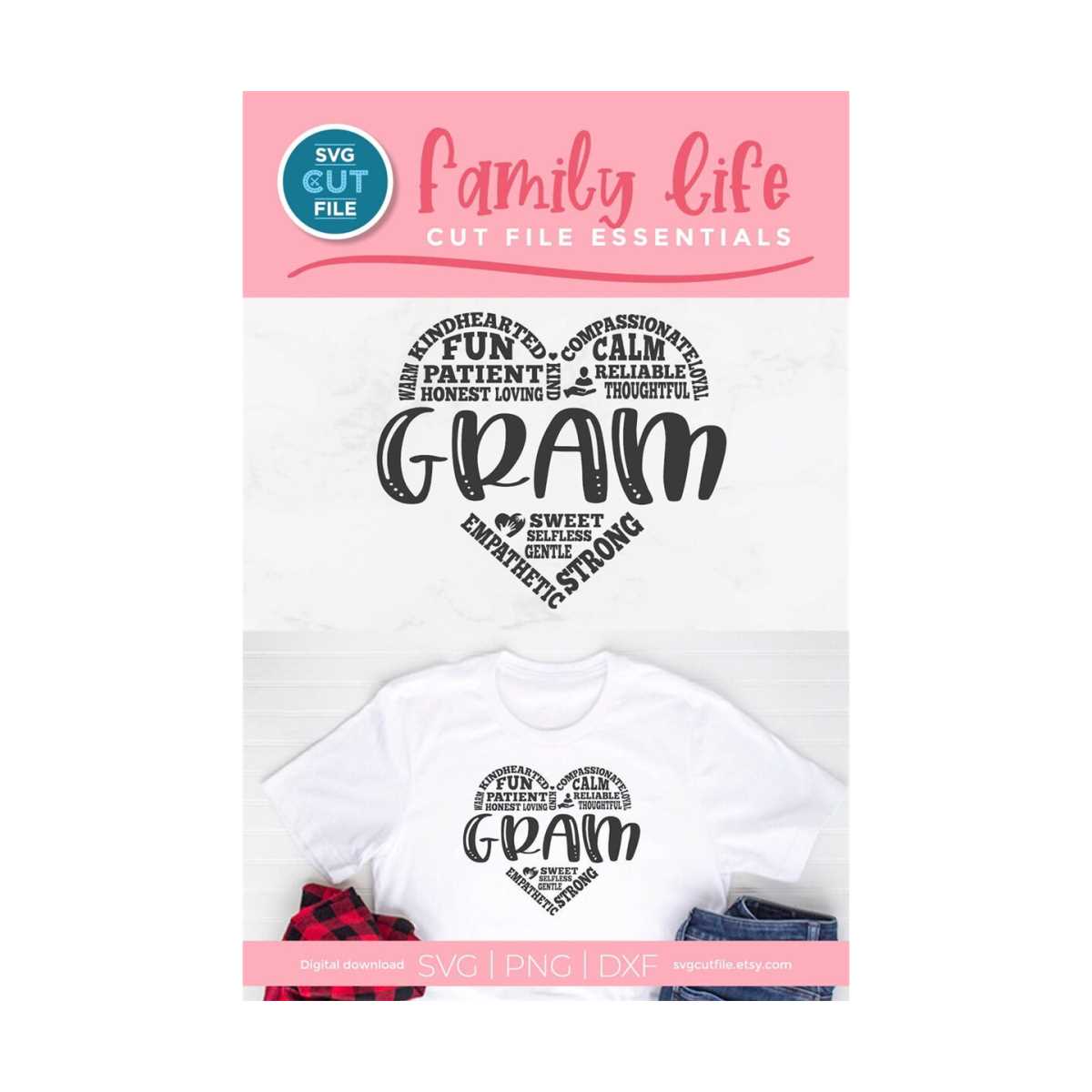 Gram svg, Gram heart svg, grandma Gram svg, gift idea, mothe | Inspire ...