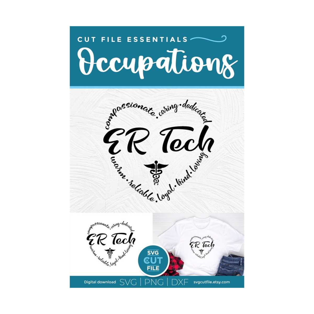 ER tech svg, emergency room tech svg, emergency department t | Inspire ...