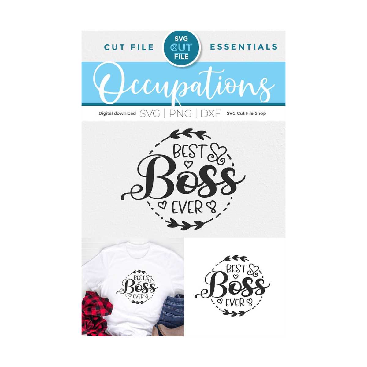 Best Boss ever svg, Boss svg, Boss appreciation, boss gift i | Inspire ...