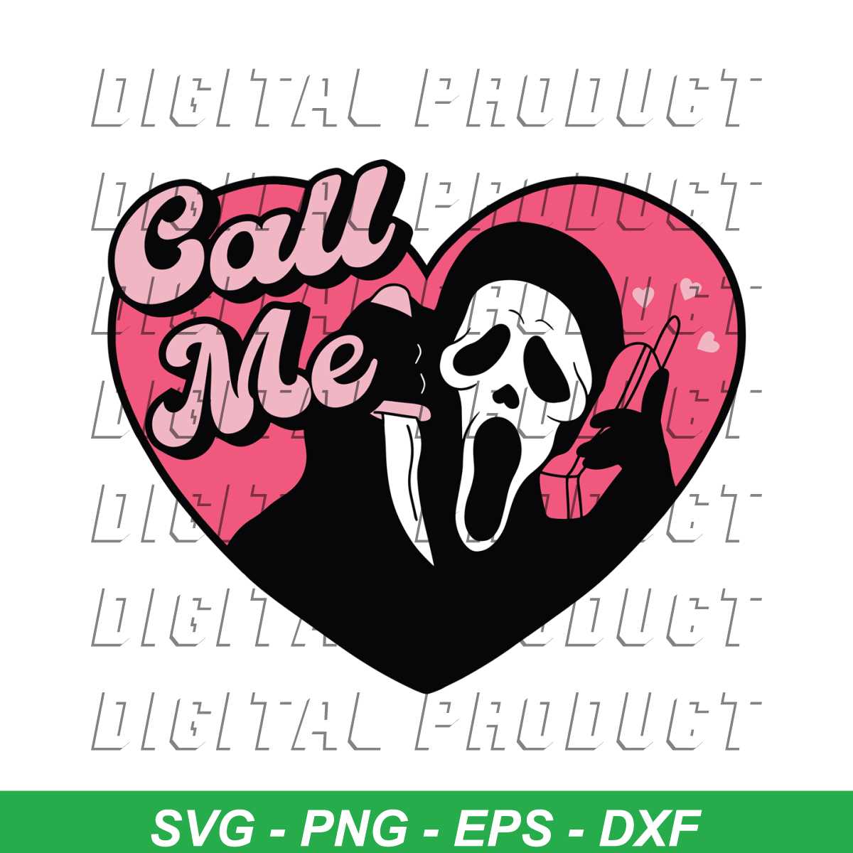 Ghostface Call Me Sarcastic Meme SVG Digital Cricut File | Inspire Uplift