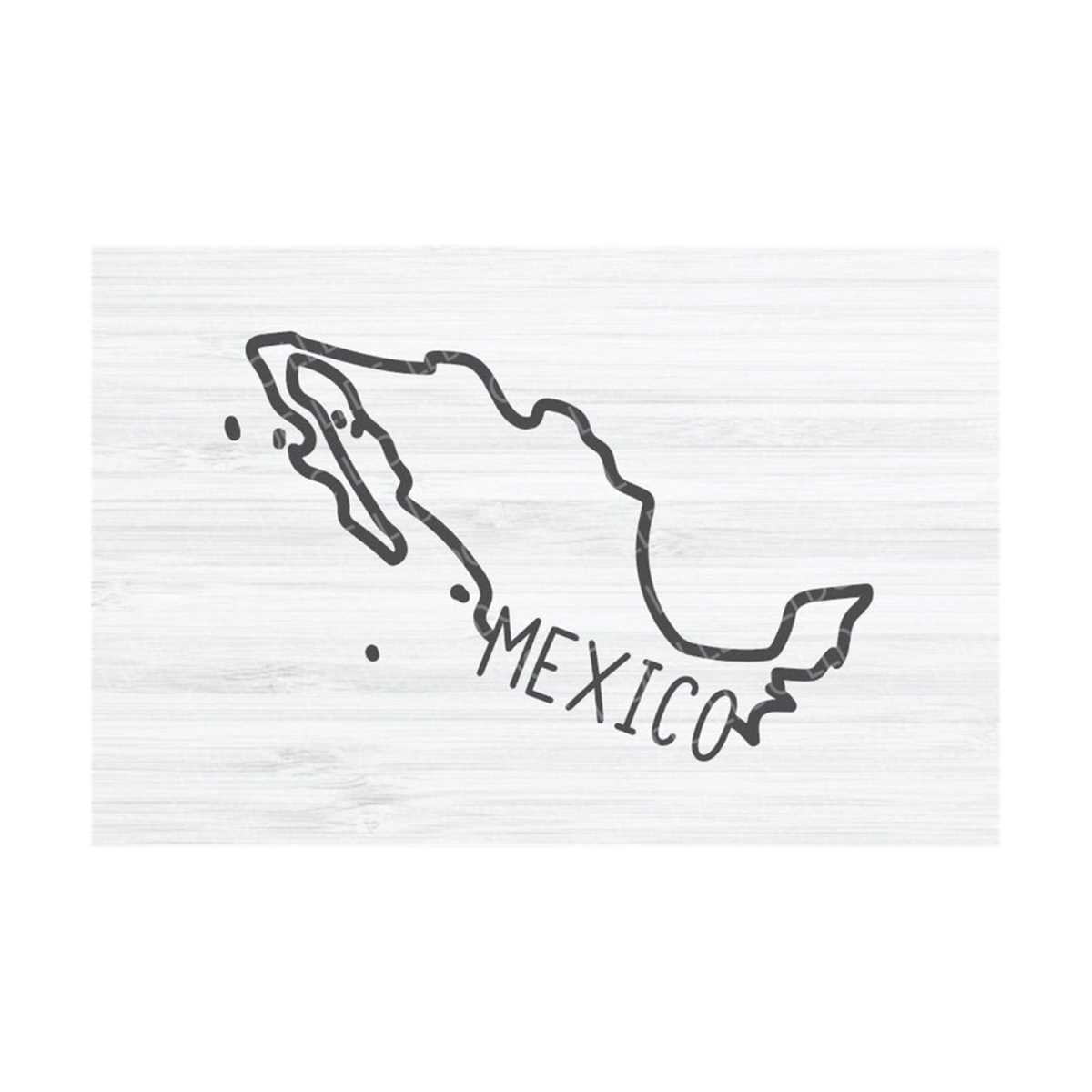 Mexico outline SVG, Mexico printed Vector, Mexico design, Co | Inspire ...