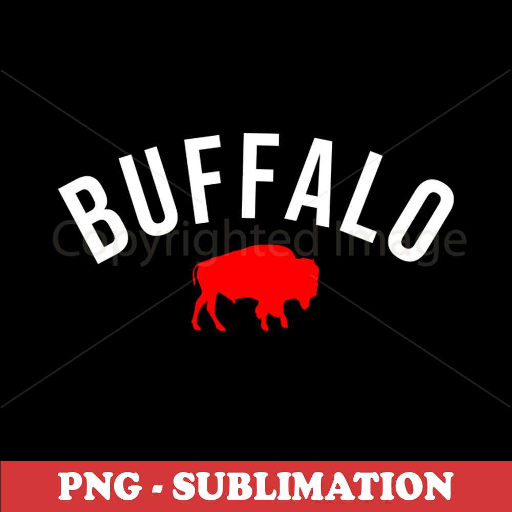 Buffalo Fan - Watercolor Design - High-Resolution PNG Sublim - Inspire ...