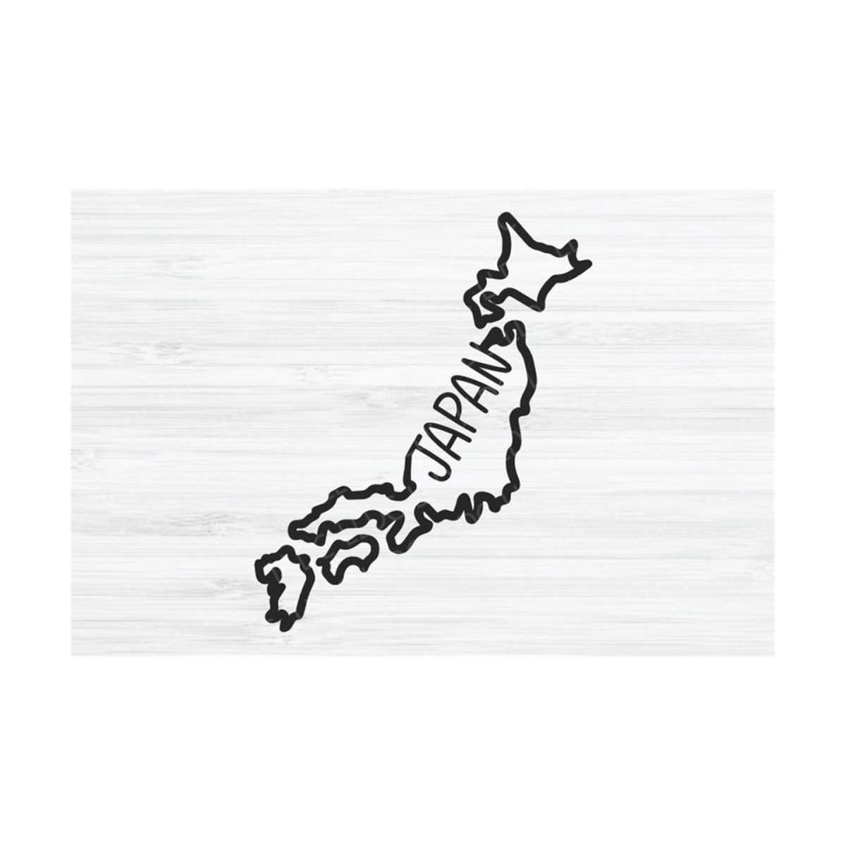 Japan outline SVG, Japan Written Vector File, Japan design, | Inspire ...