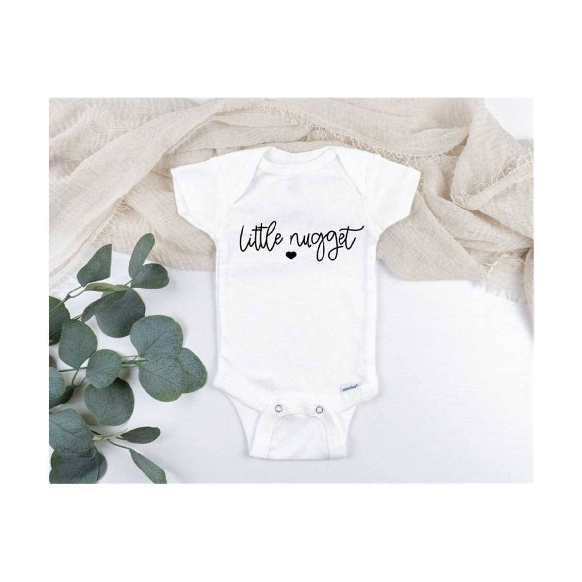 Little nugget SVG, Baby shirt svg, Baby bodysuit svg, Baby T | Inspire ...