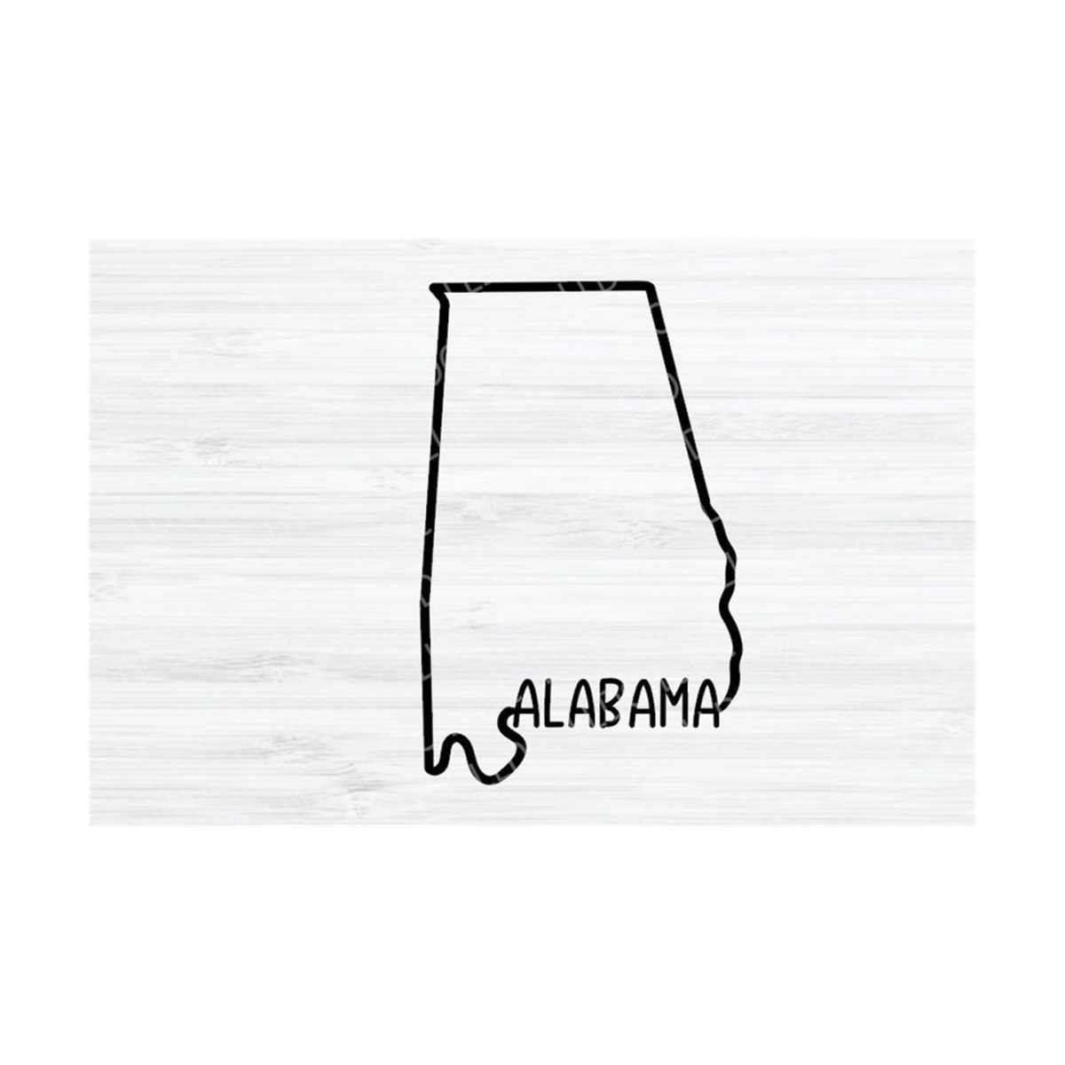 alabama outline svg free