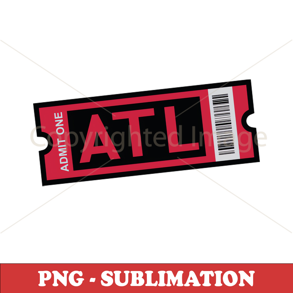 ATL Football Ticket - Exclusive Design - Transparent Sublima | Inspire ...
