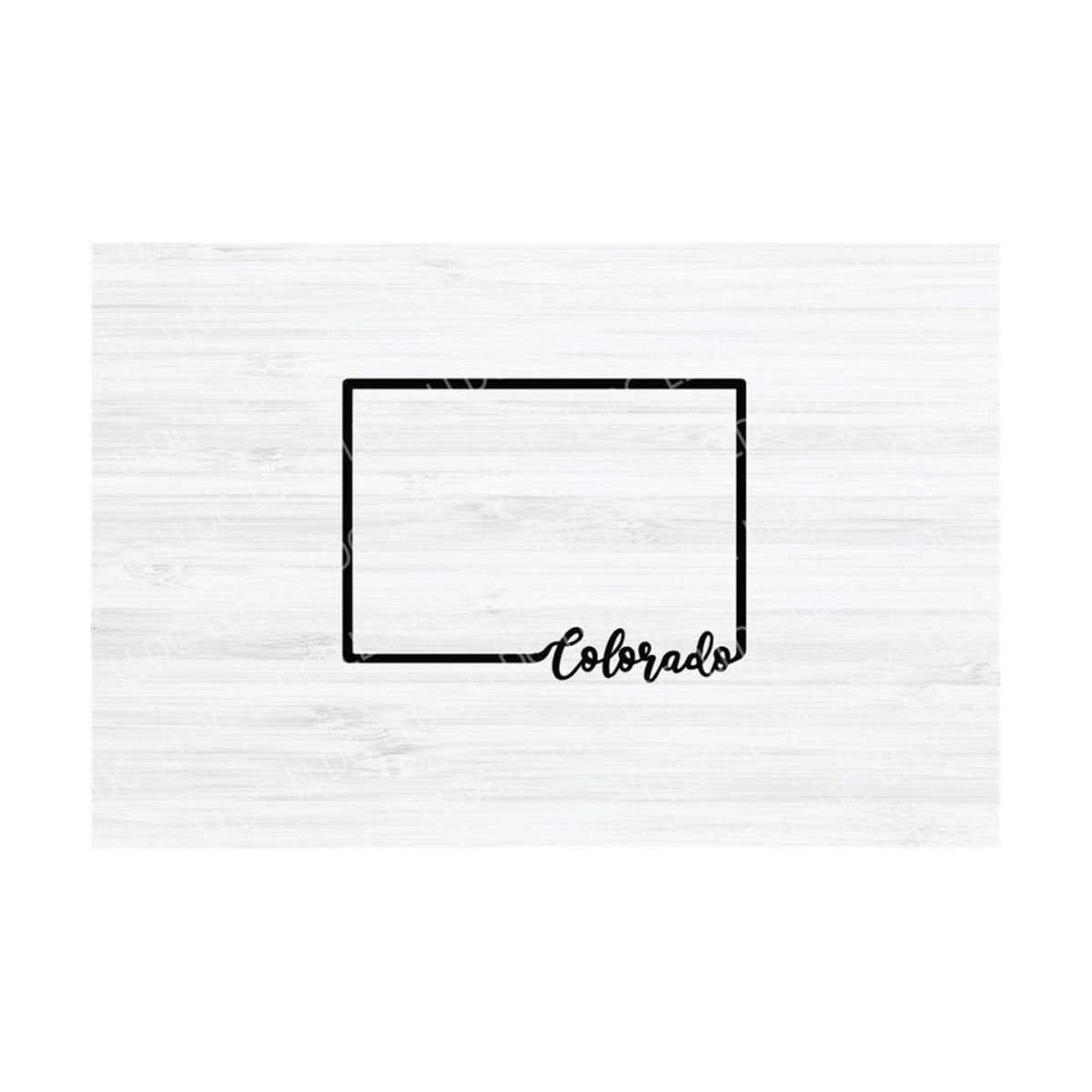 Colorado Outline SVG. Colorado Cursive Vector File. Colorado | Inspire ...