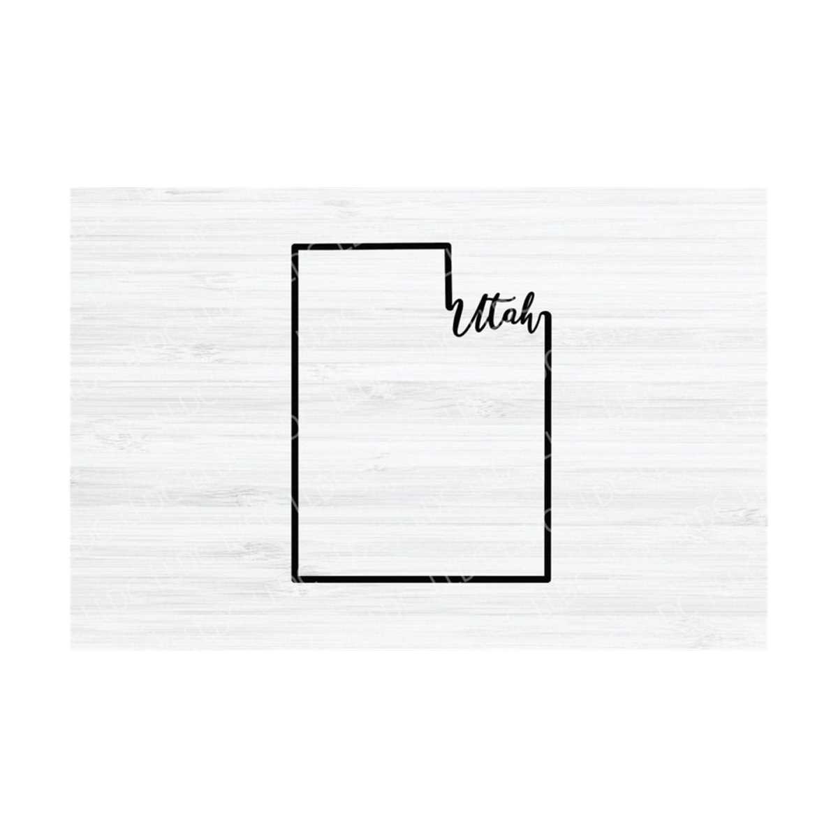 Utah outline SVG. Utah Cursive svg. Utah vector file. Utah s | Inspire ...