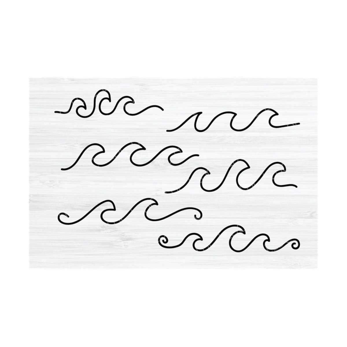 Waves svg | Beach svg | Wave svg | Ocean svg | Sea svg | Sum | Inspire ...