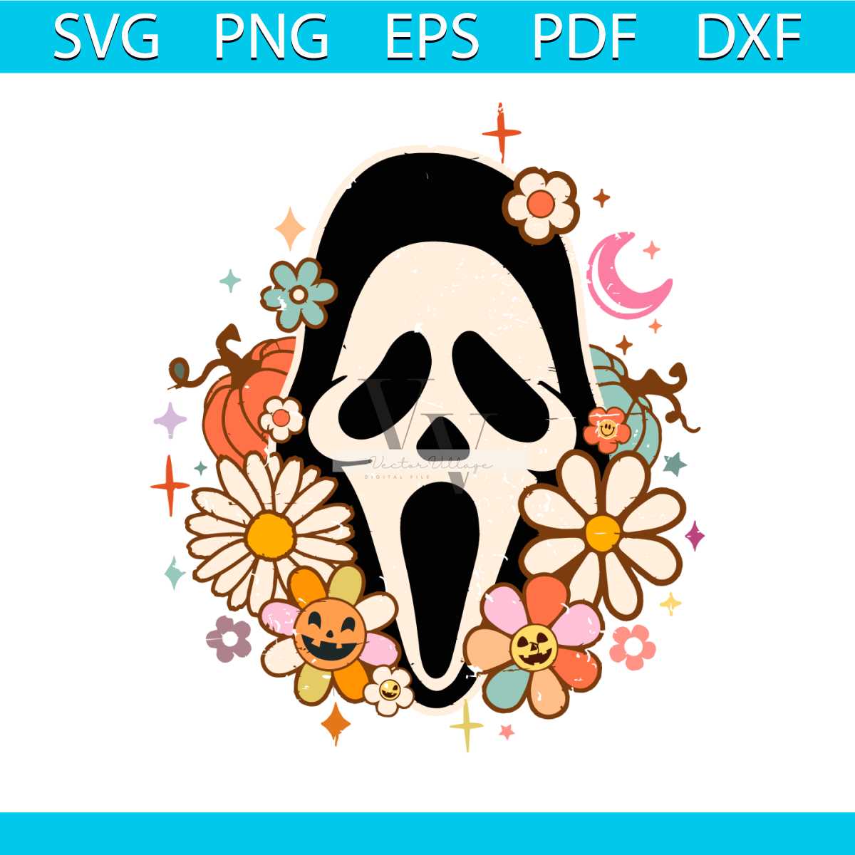 Horror Halloween Scream Movie Ghostface SVG File For Cricut | Inspire ...
