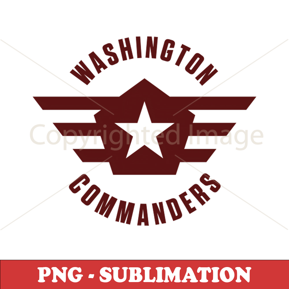 Washington Commanders Sublimation Design - High-Quality PNG | Inspire ...