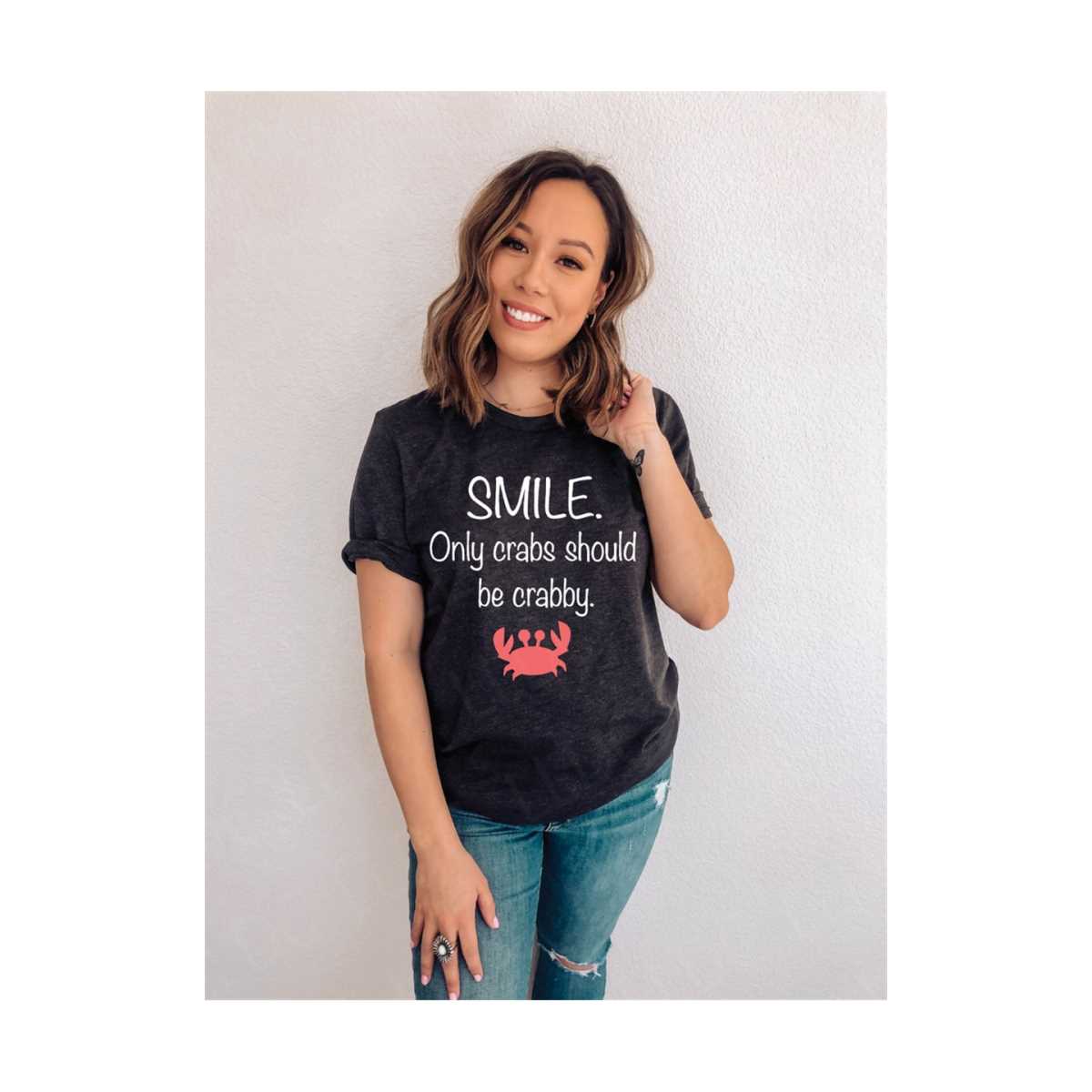 smiling crab svg - Inspire Uplift