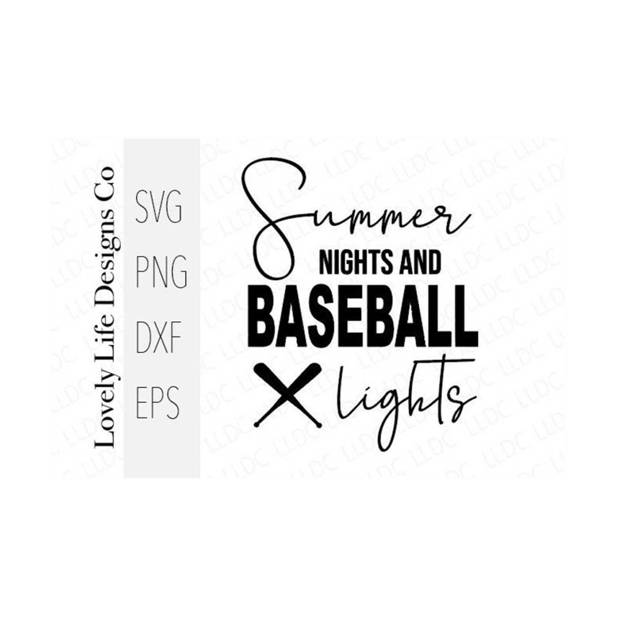Summer nights and baseball lights svg. Baseball life PNG. Ba | Inspire ...