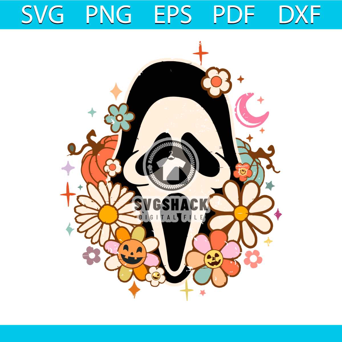 Horror Halloween Scream Movie Ghostface SVG File For Cricut - Inspire ...