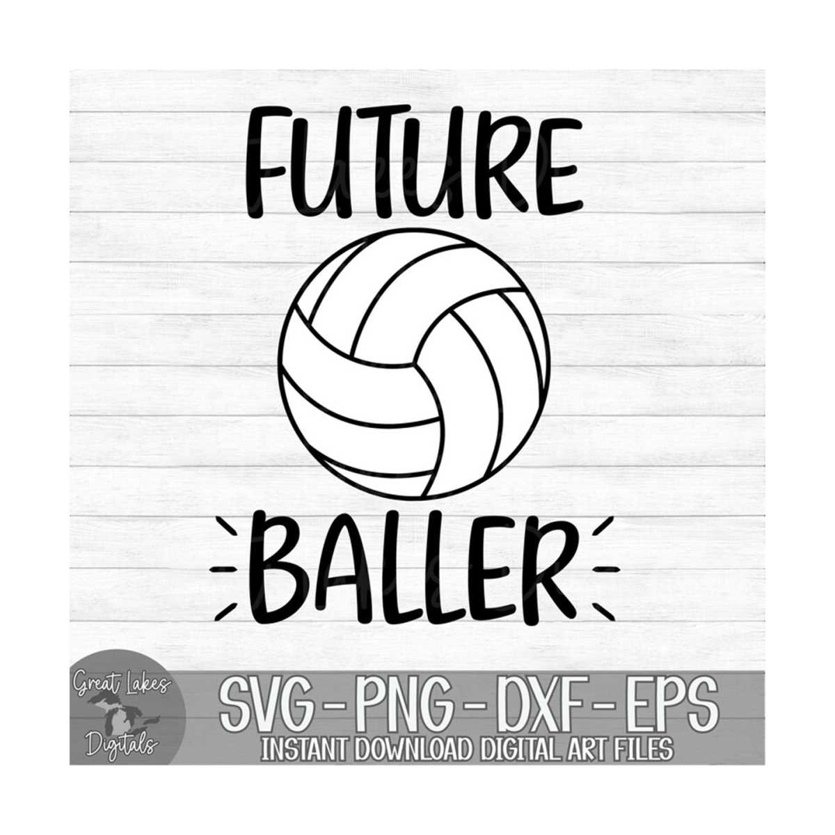 Future Baller - Volleyball, Baby, Children's - Instant Digit | Inspire ...