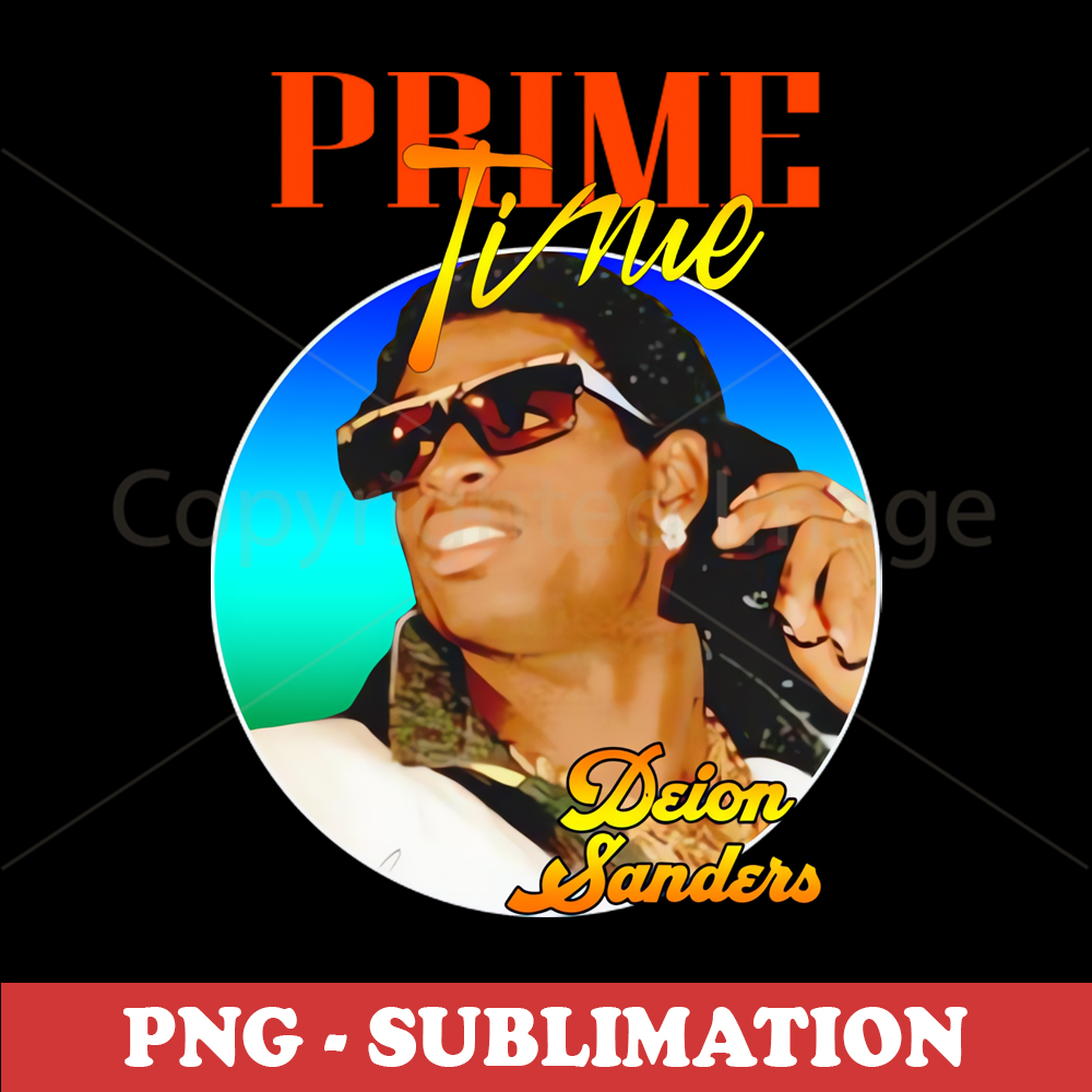 Prime Time - Deion Sanders Sublimation PNG Digital Download - Inspire ...