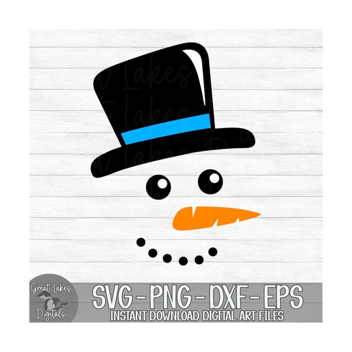 Snowman - Instant Digital Download - svg, png, dxf, and eps | Inspire ...