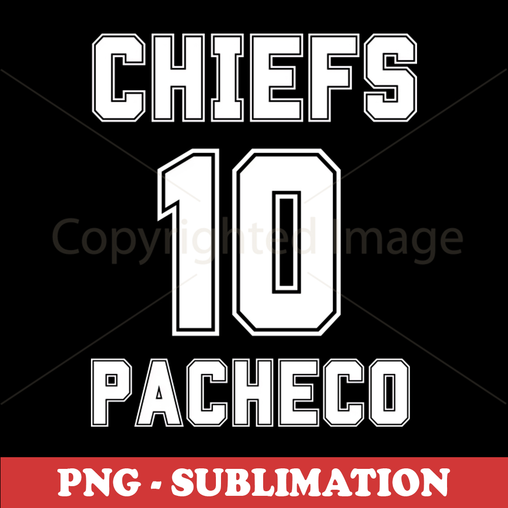 Kansas City Chiefs Football - Pacheco - PNG Transparent Digi | Inspire ...