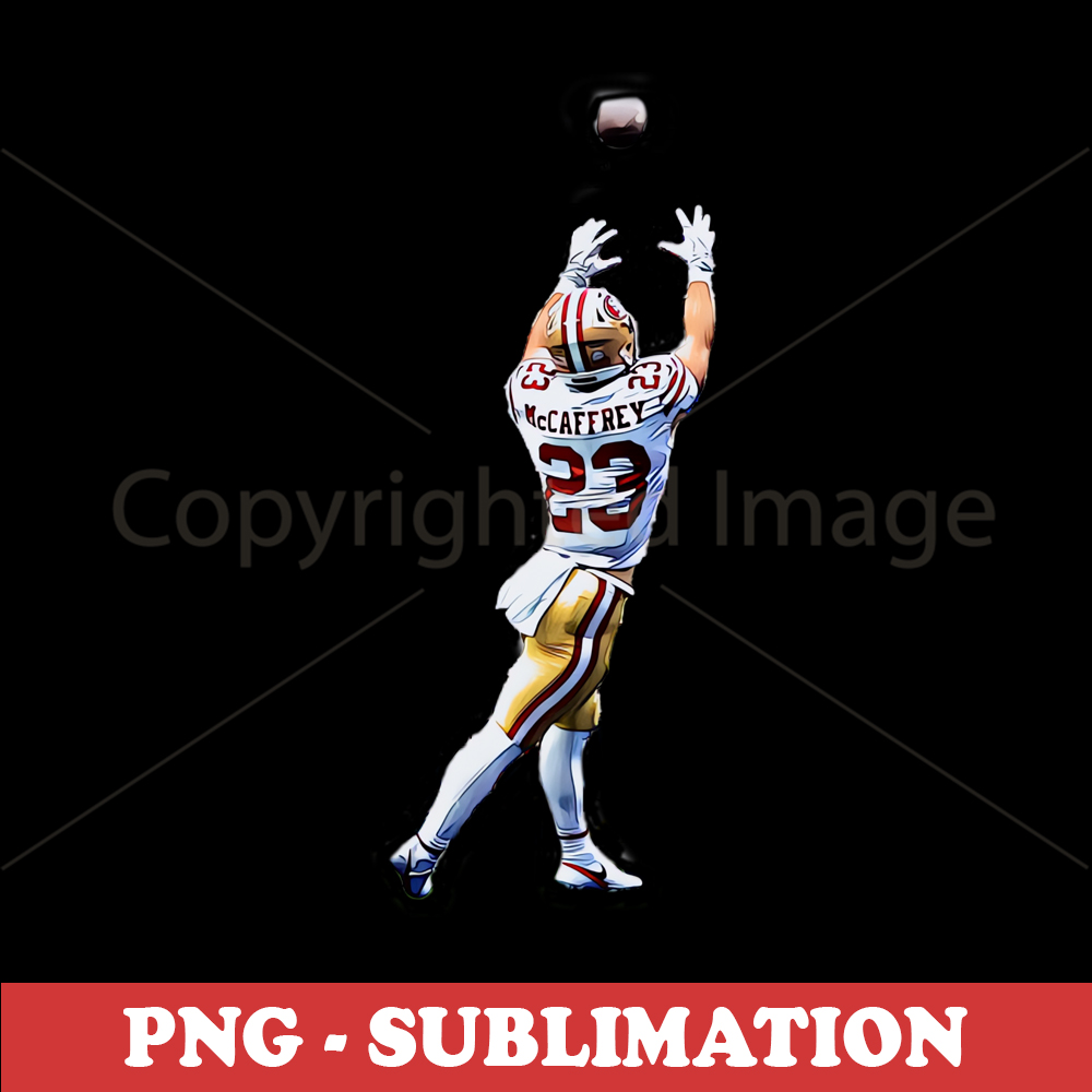 Christian McCaffrey PNG Sublimation Digital Download - High- - Inspire ...