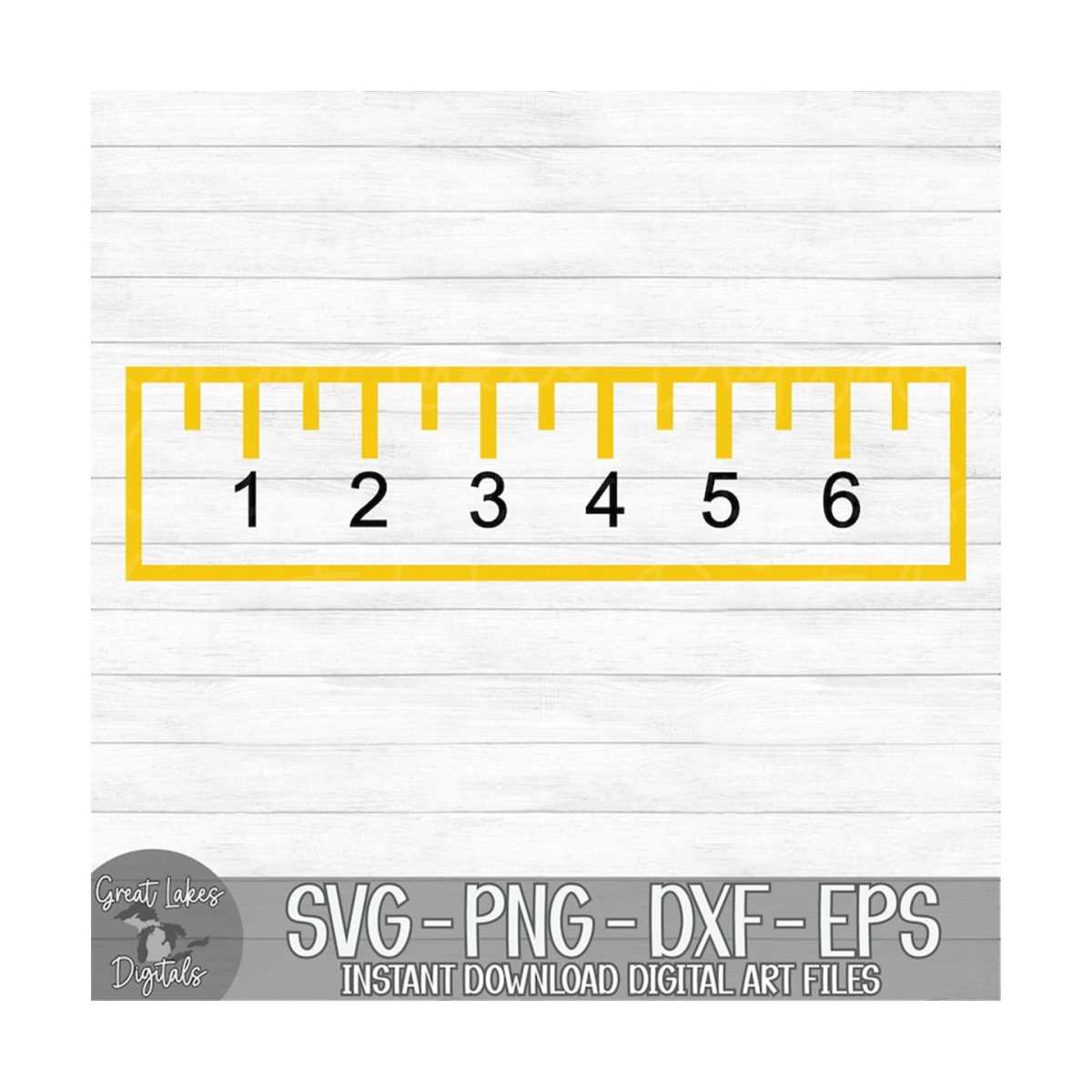 Ruler - Back To School, Math, Teacher - Instant Digital Down | Inspire ...