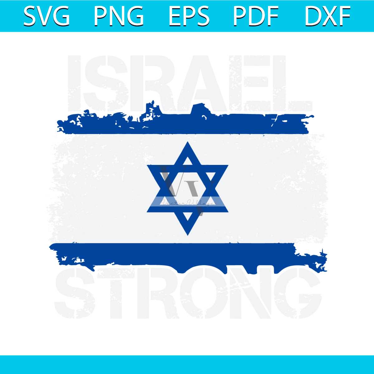 Israel Strong Pray For Israel Flag SVG Graphic Design File | Inspire Uplift