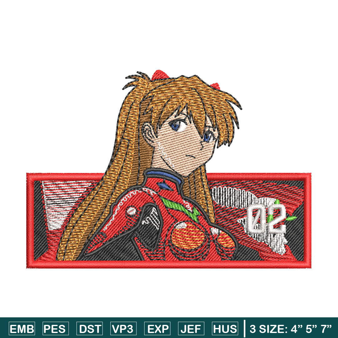 Asuka box embroidery design, Shin Seiki embroidery, Anime de | Inspire ...