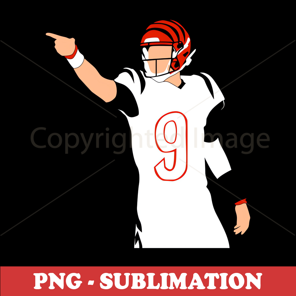 Joe Burrow Illustration - High-Resolution PNG Digital Downlo - Inspire ...