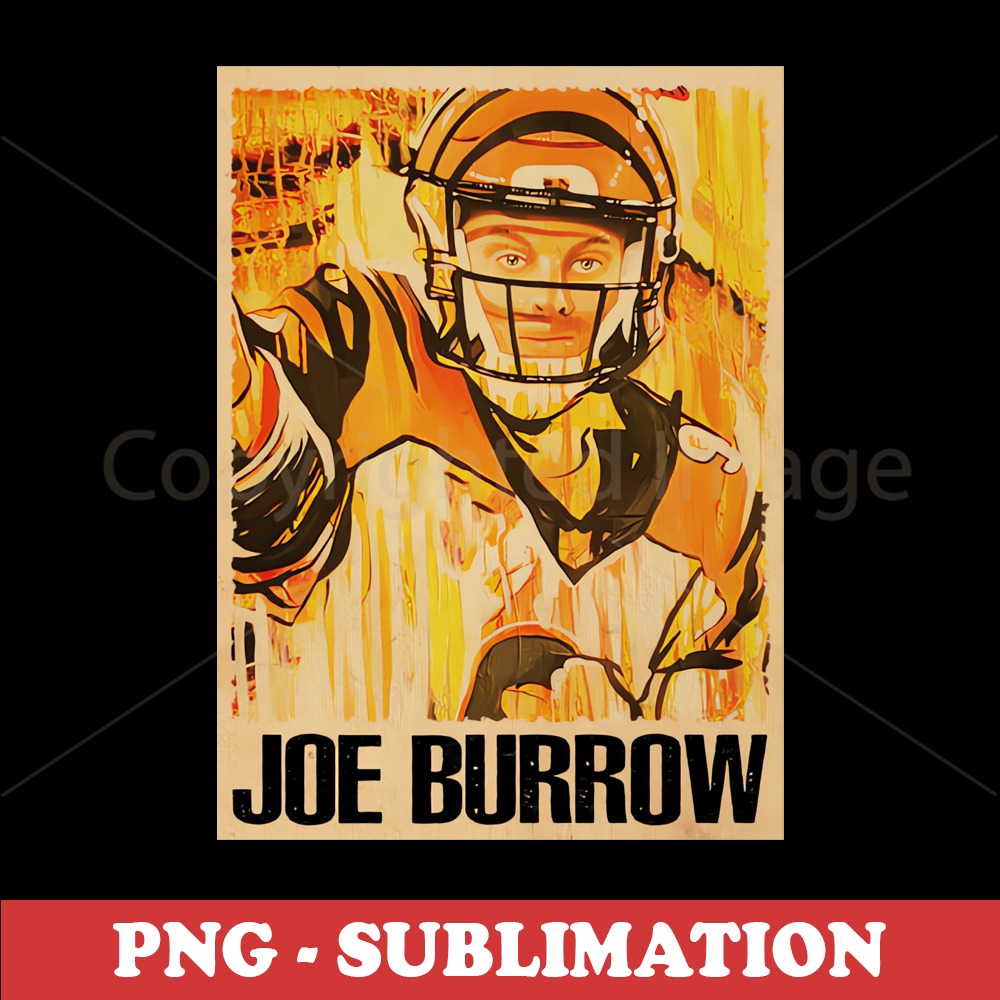 Joe Cool Burrow Edition - Sublimation PNG Digital Download - | Inspire ...