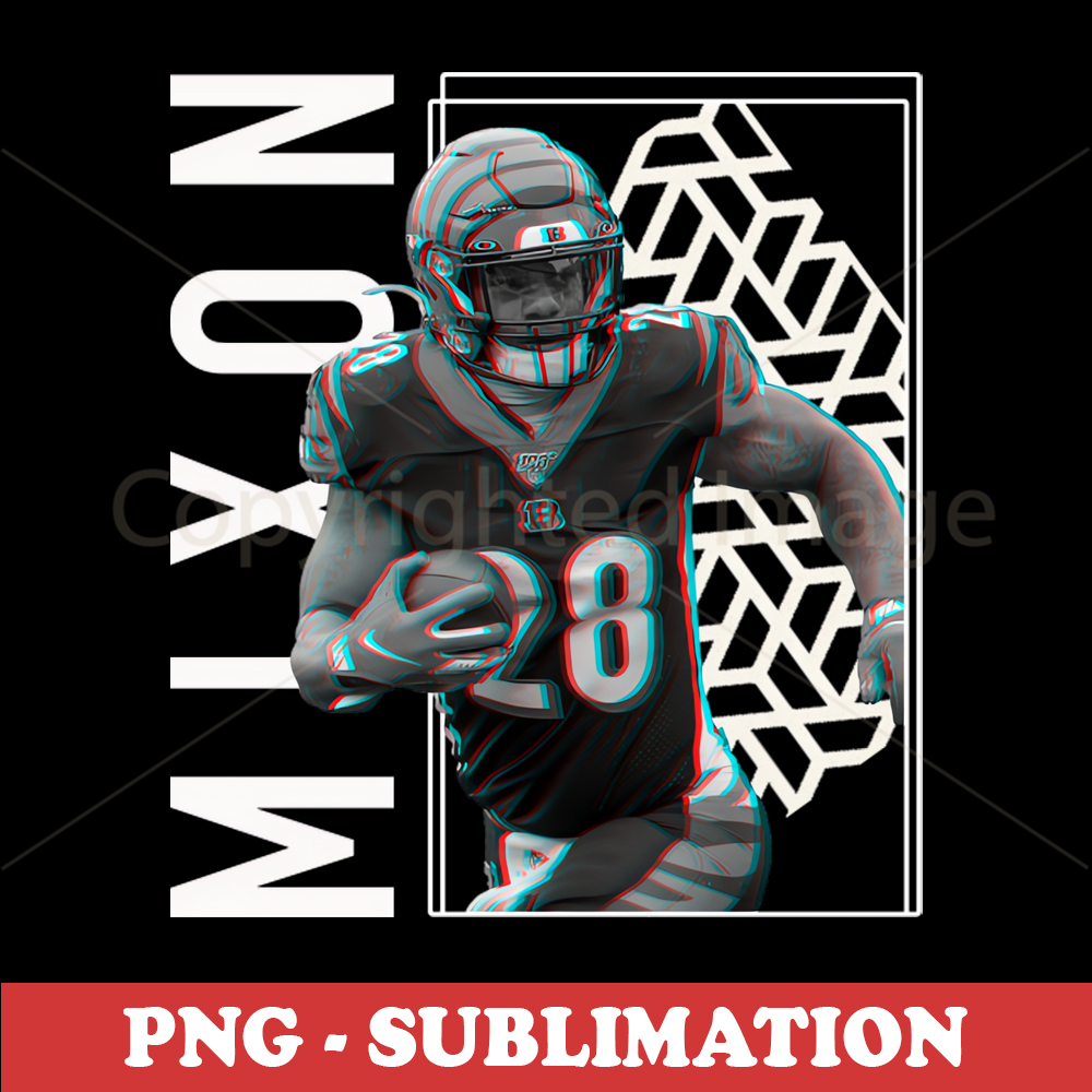 Joe Mixon - Sublimation PNG Digital Download - High-Definiti | Inspire ...
