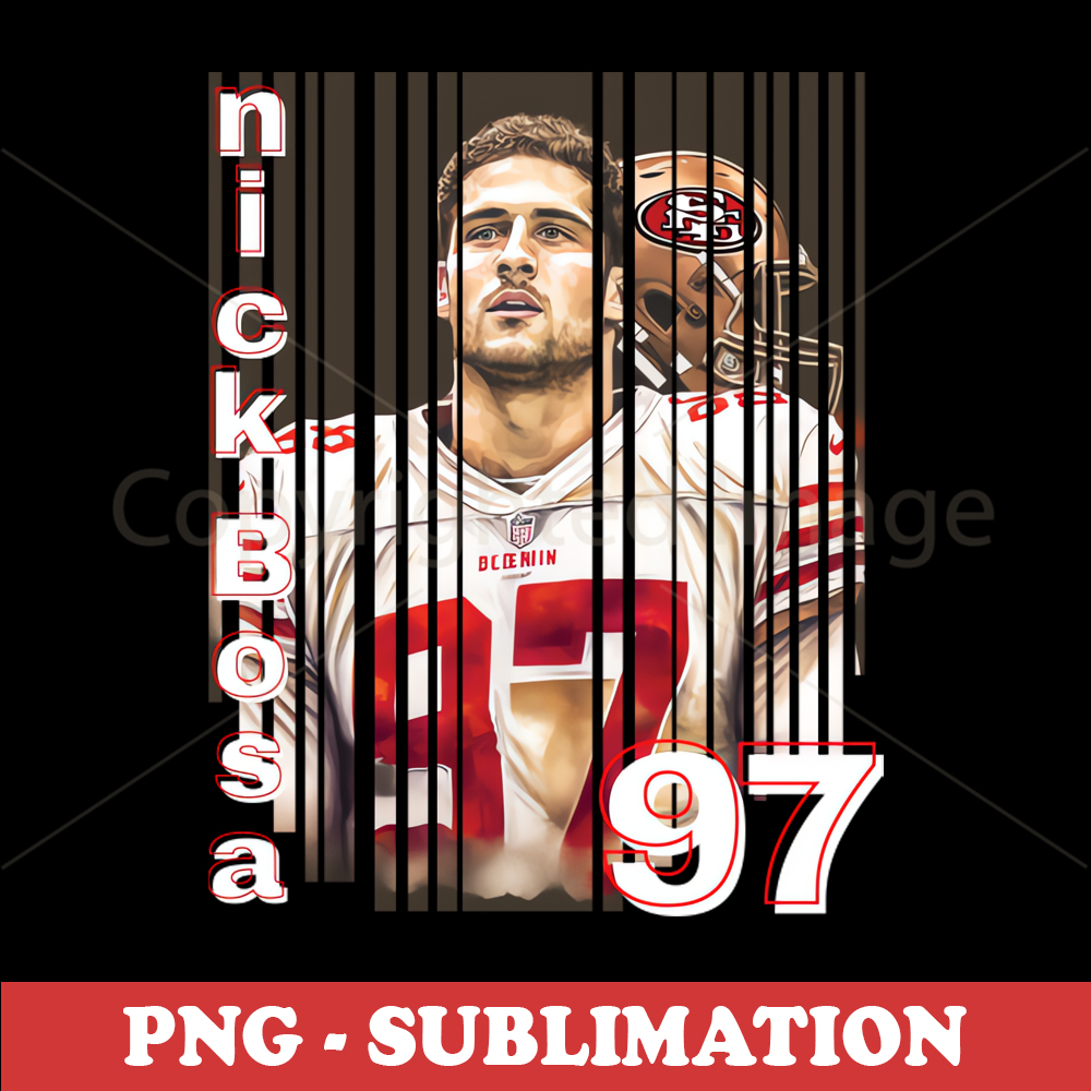 Nick Bosa Sublimation Download - High-Resolution Poster - Pe | Inspire ...