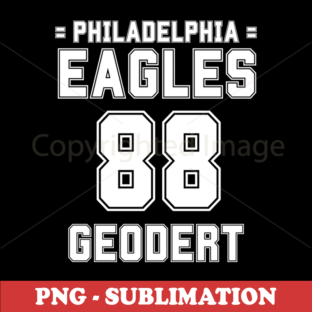 Philadelphia Eagles 88 Goeddert PNG Sublimation File - Vibra - Inspire ...