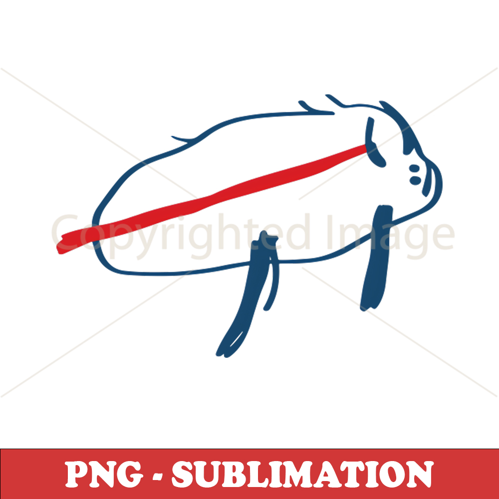 Buffalo Bills Quarterback - Unique Potato Drawing - Digital - Inspire ...