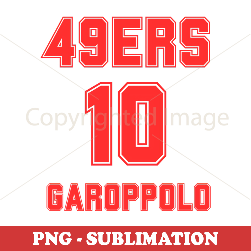 San Francisco 49ers Football Game PNG - American Number 10 - | Inspire ...