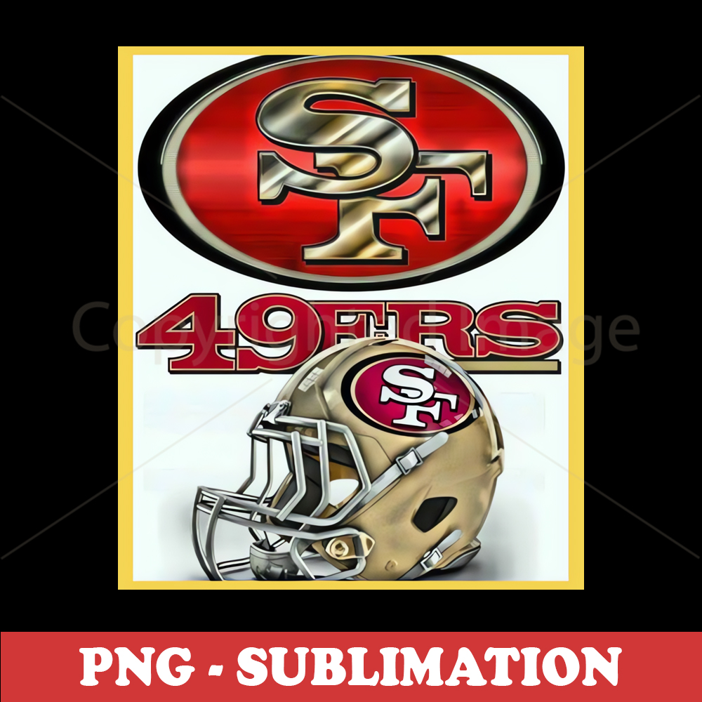 SF 49ers Logo - Digital Download - High-Quality Sublimation - Inspire ...