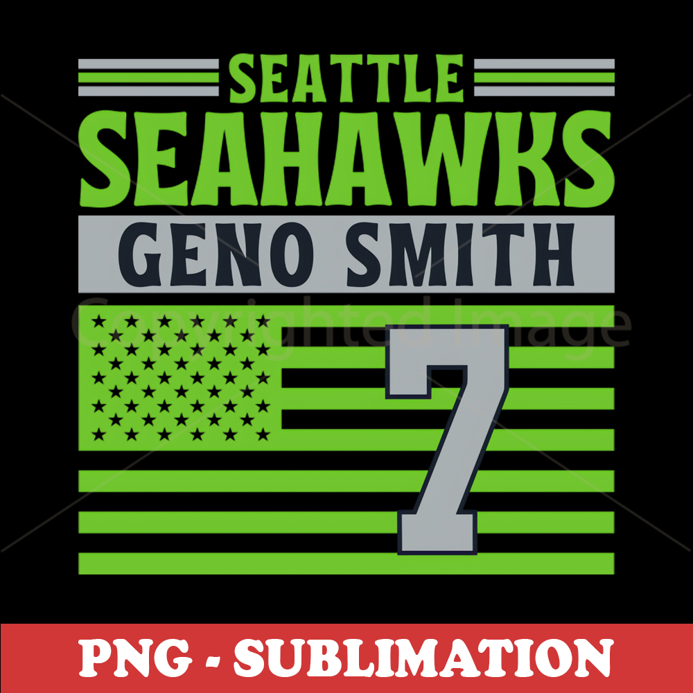 Seattle Seahawks American Flag Football Sublimation File - H | Inspire ...