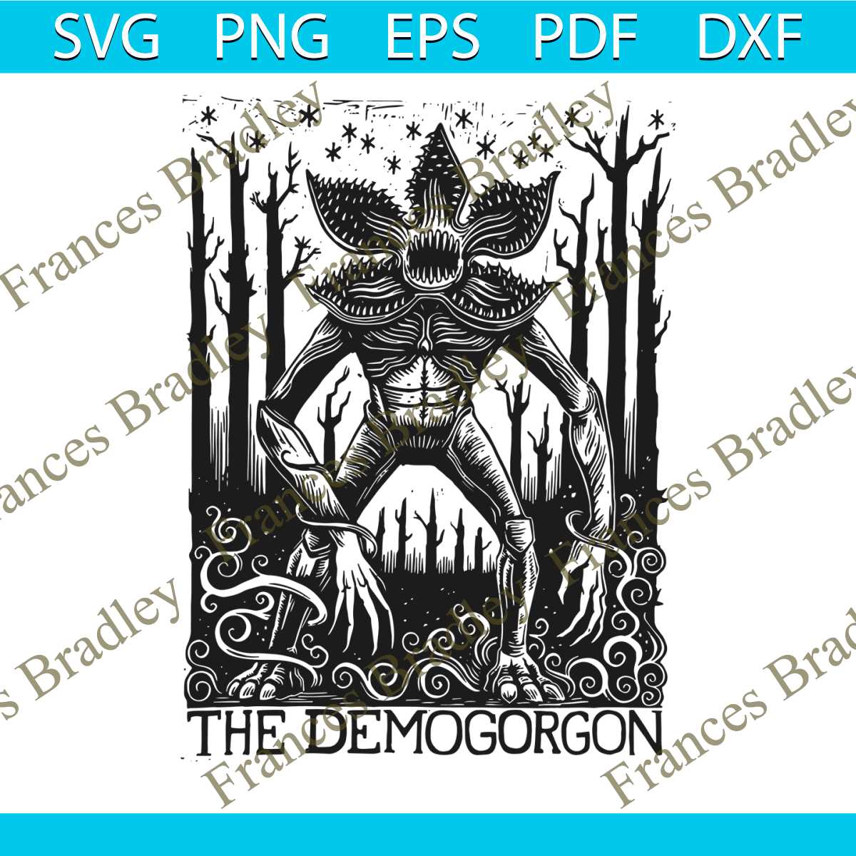 Stranger Things The Demogorgon PNG Sublimation Download | Inspire Uplift