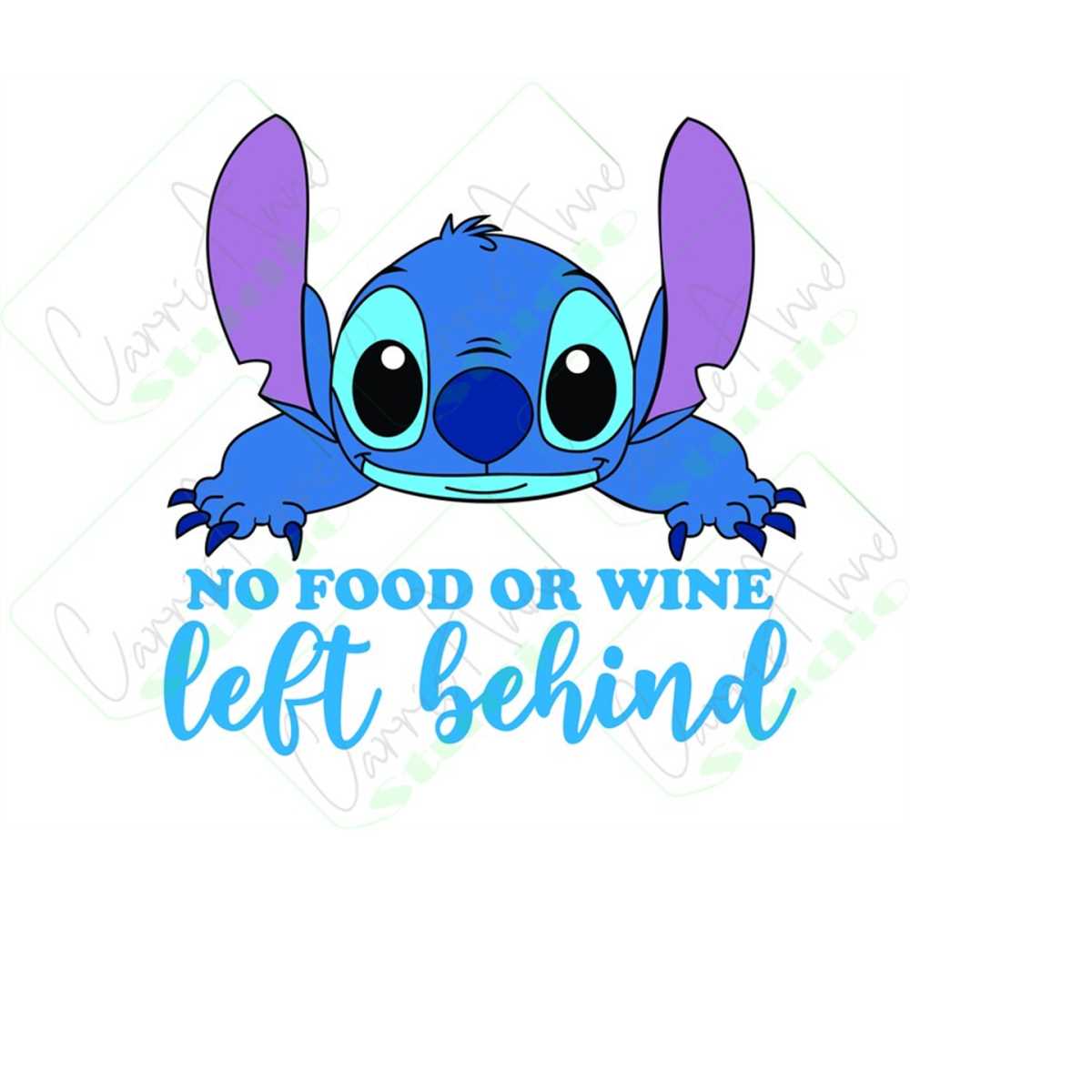 No Food or Wine Left Behind SVG | Inspire Uplift