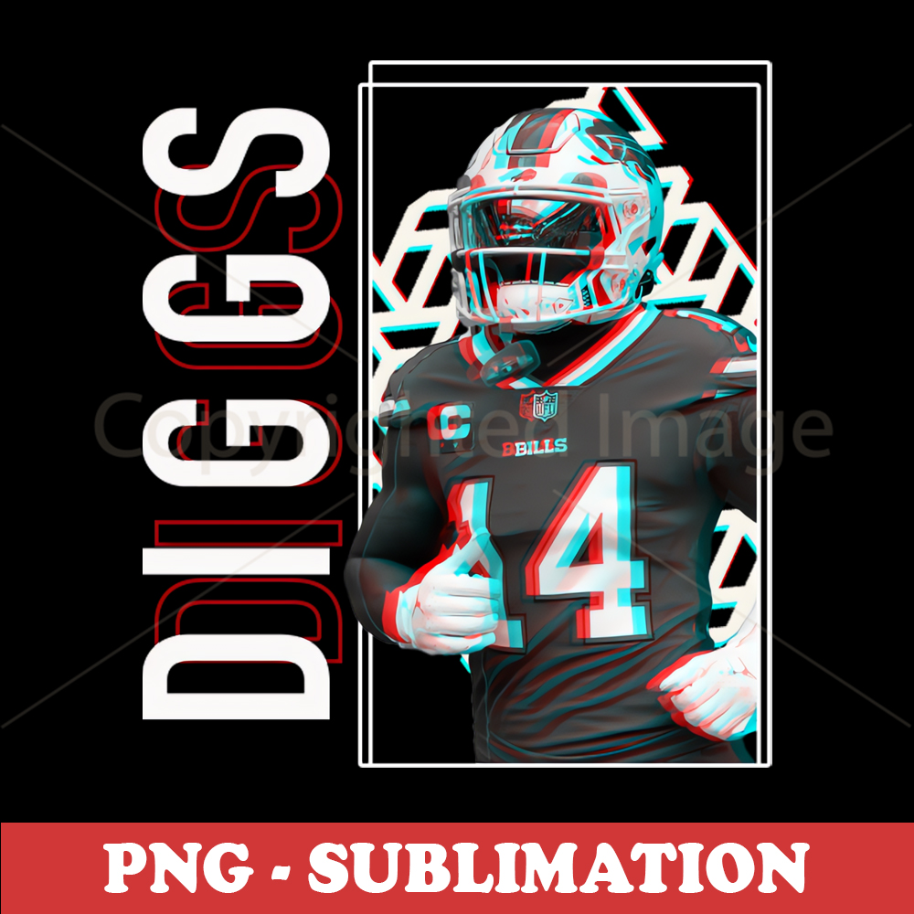 Football Player - Silhouette PNG - Perfect for Sublimation - Inspire Uplift