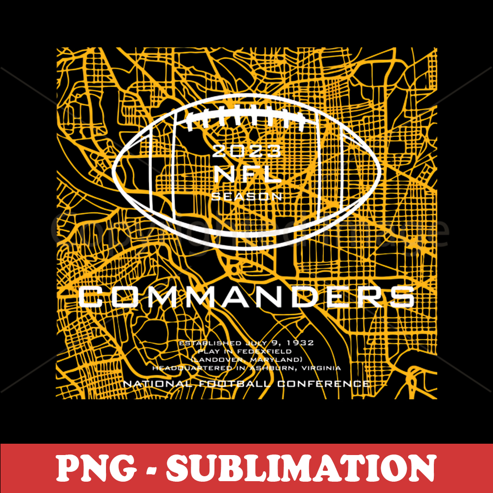 Commanders 2023 - High-Quality PNG - Unlock Your Sublimation - Inspire ...