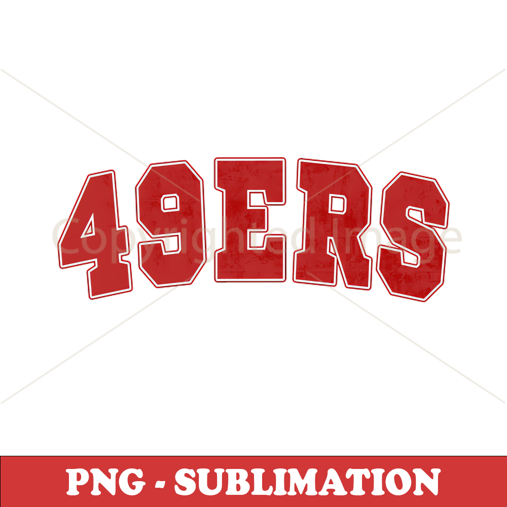 49ers - Sublimation PNG - High-Resolution Football Team Logo - Inspire ...