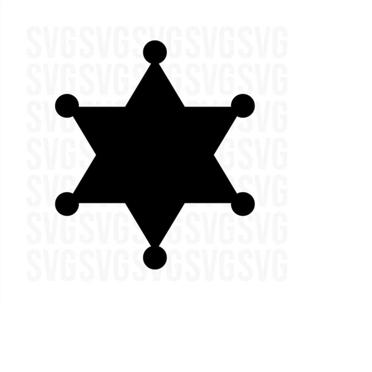 Sheriff Badge Svg, Star Svg, Star Badge Svg, Police Badge Sv - Inspire ...