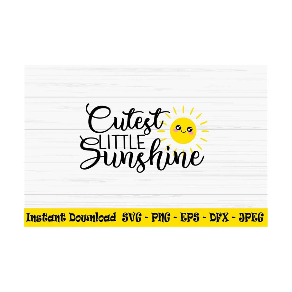 cutest little sunshine svg, summer svg, sun svg, baby kids s | Inspire ...