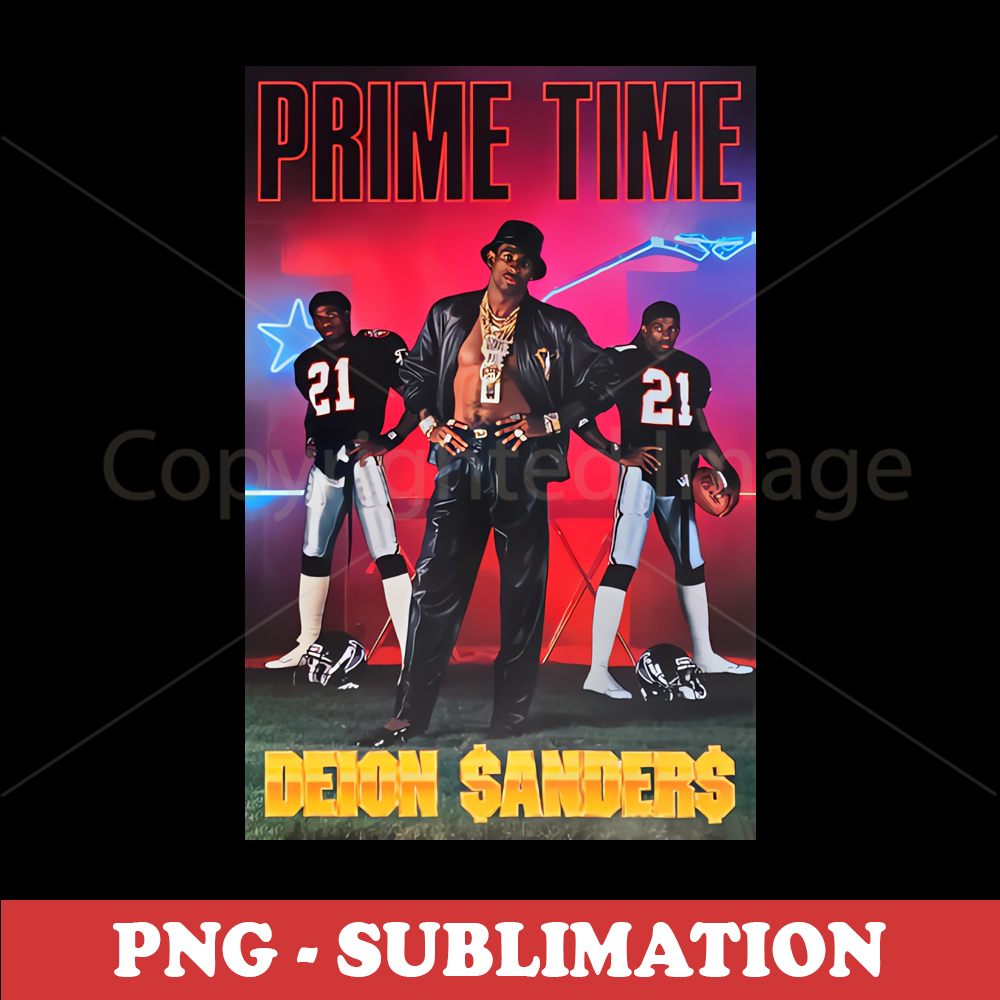 Deion Sanders PNG - Prime Time Sublimation - Capture the Rea - Inspire ...