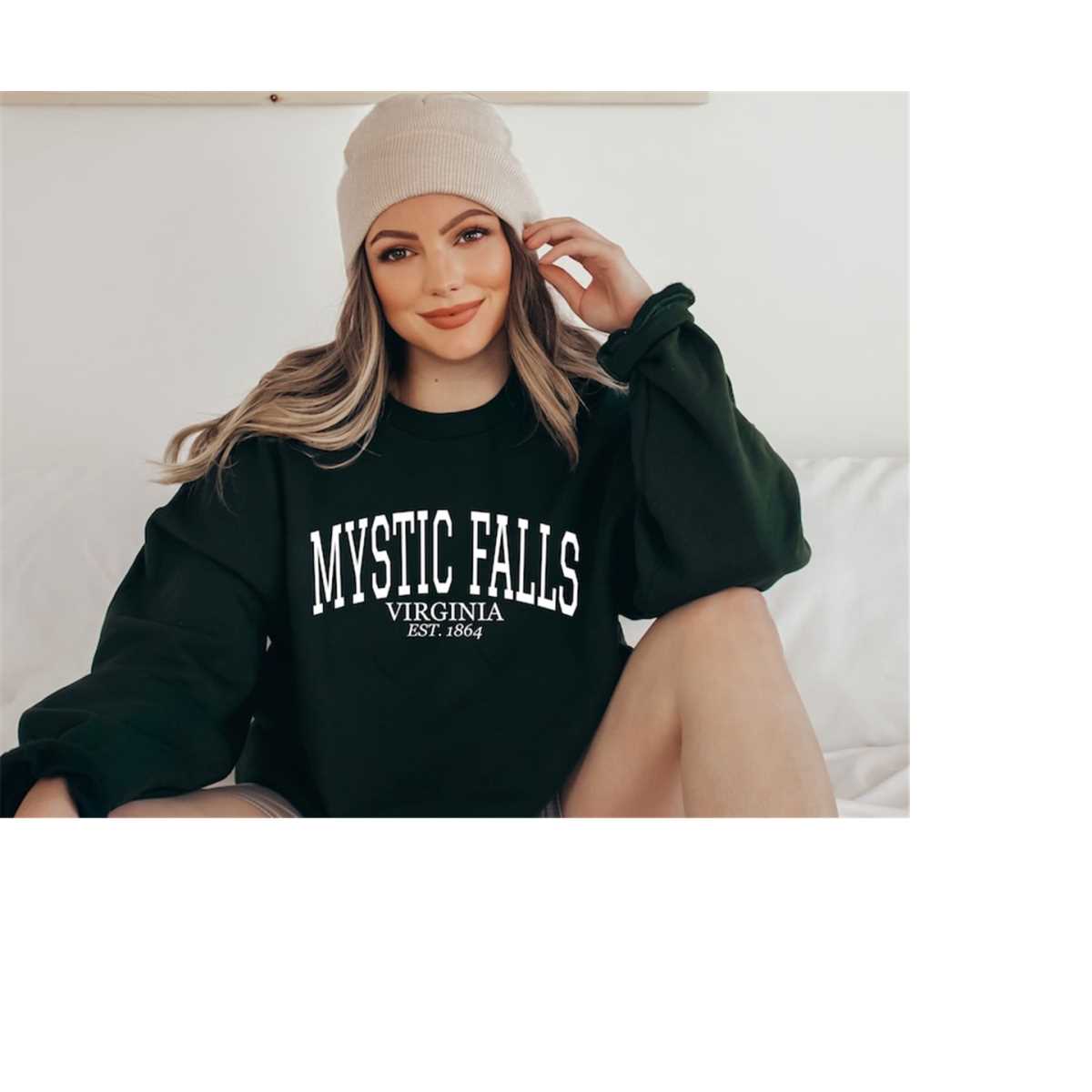 Mystic Falls Virginia Est.1864 Sweatshirt, Salvatore Shirt, | Inspire ...