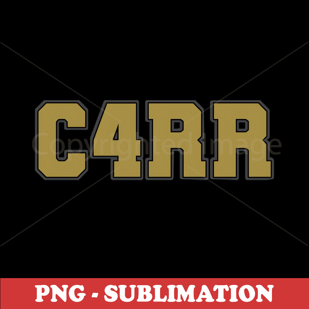 Derek Carr 4A - Exclusive PNG Transparent Sublimation Digita - Inspire ...