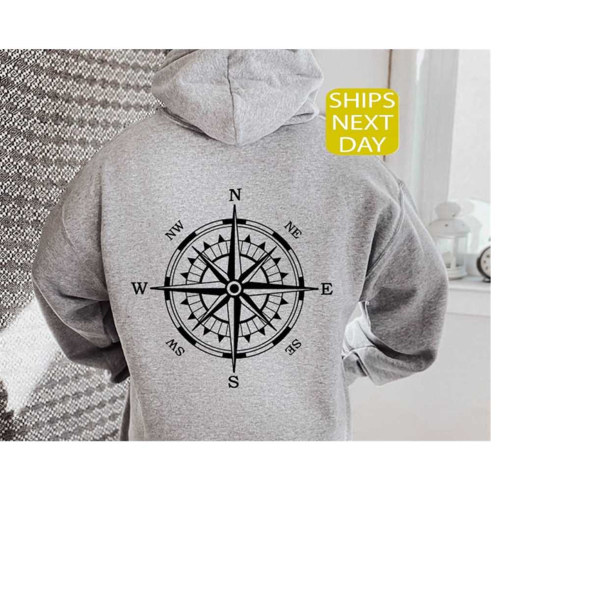Compass Hoodie, Camping Hoodie, Camp Lover Hoodie, Nature Li | Inspire ...