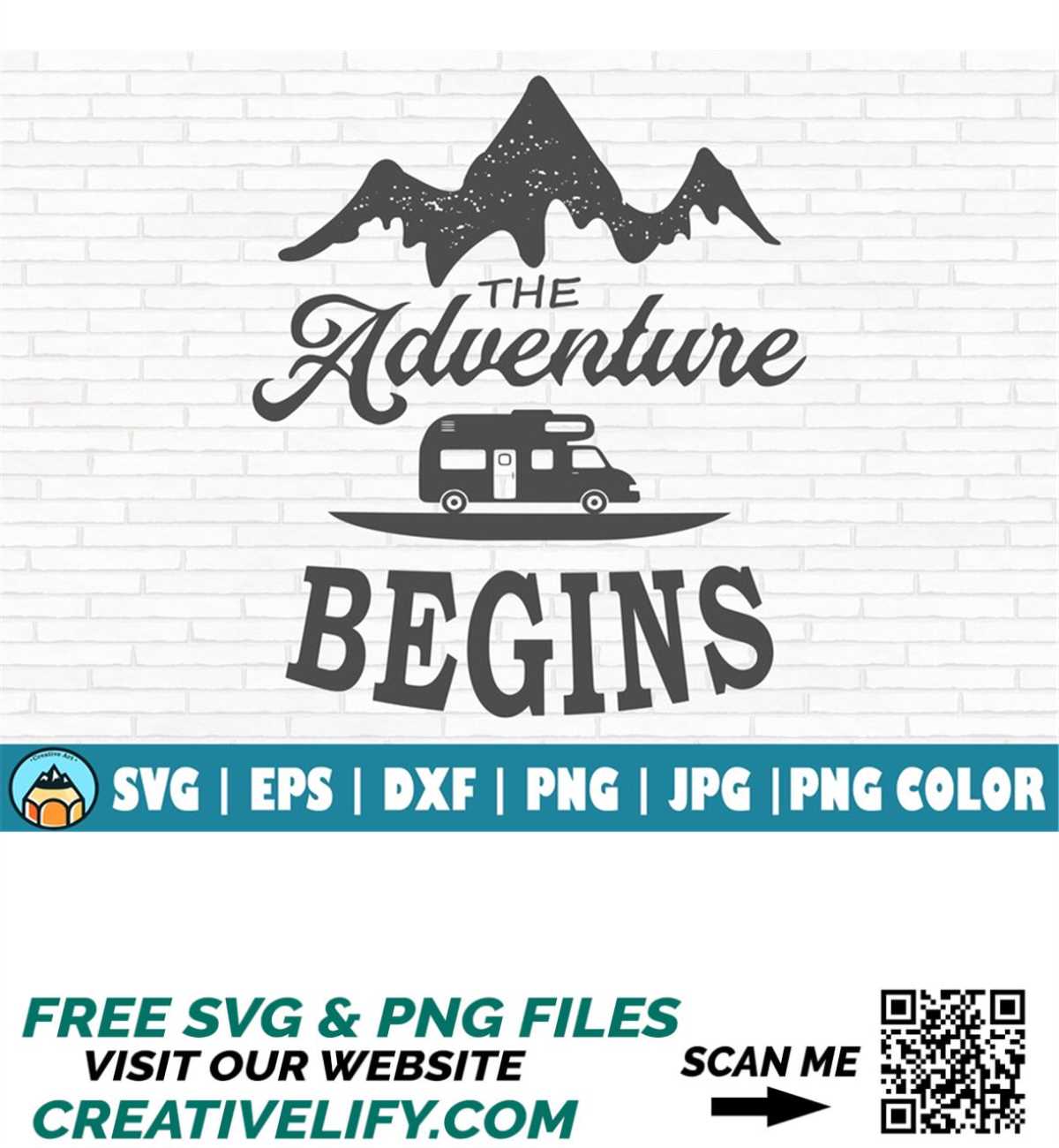 The Adventure Begins SVG | Cut File | printable vector clip - Inspire ...