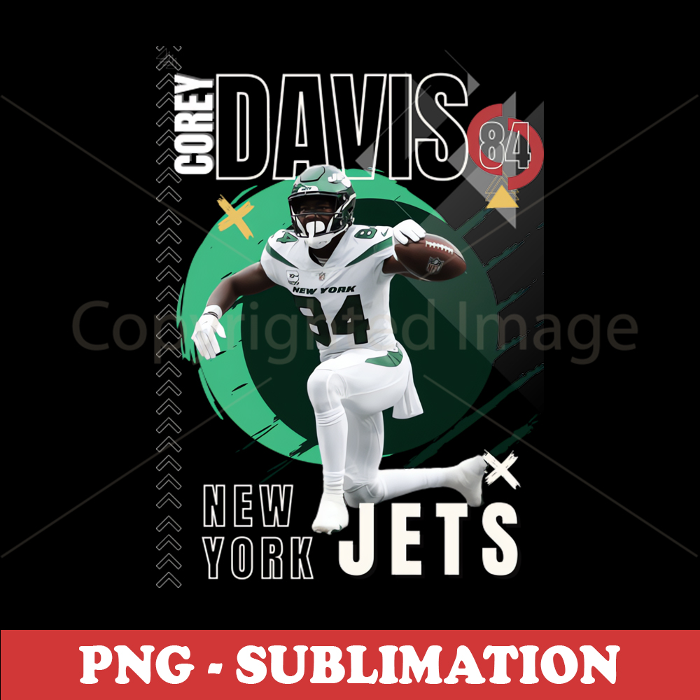 Corey Davis Poster - New York Jets - High-Quality Sublimatio - Inspire ...