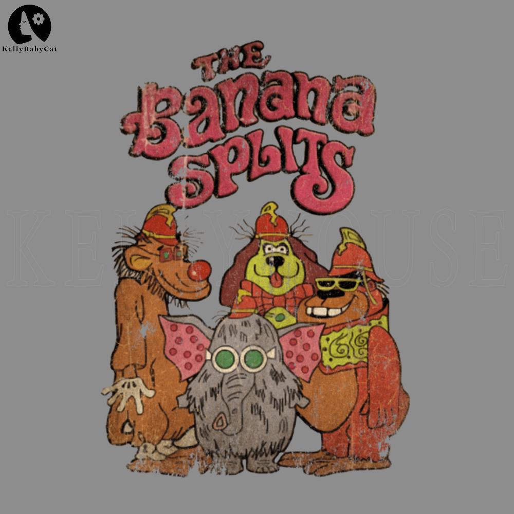 Banana Splits, Cartoon PNG | Inspire Uplift