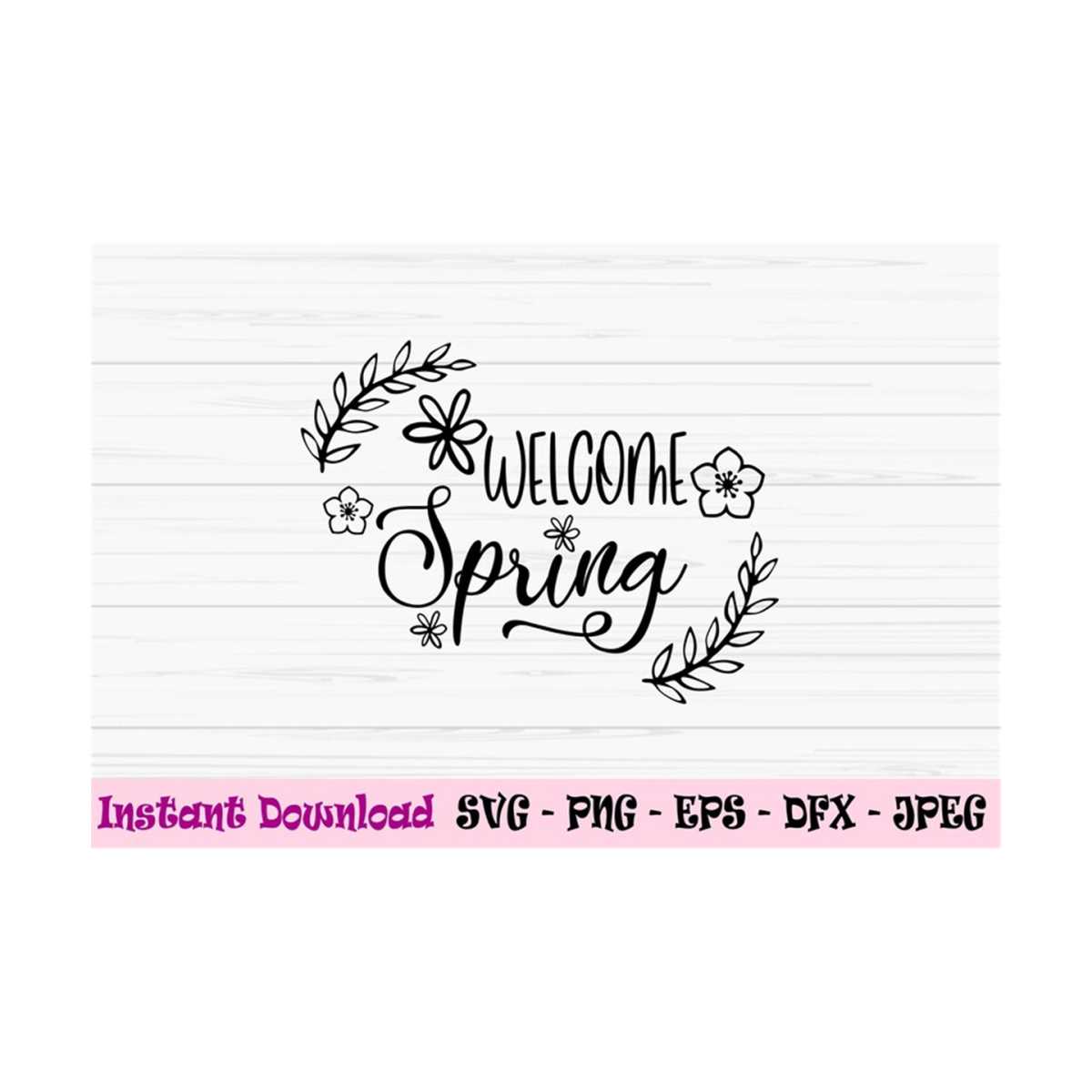 welcome spring svg, spring sign svg, spring flowers svg, Dxf | Inspire ... welcome spring svg, spring sign svg, spring flowers svg, Dxf | Inspire ...